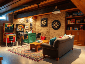 27 Inspiring Ideas for the Ultimate Basement Game Room Experience ...